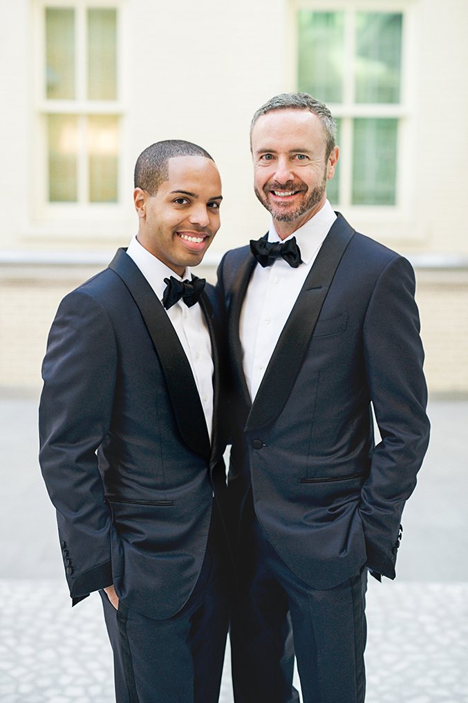 Brentton Thompson and Carl Lowery's Winter White Wedding at the Joule