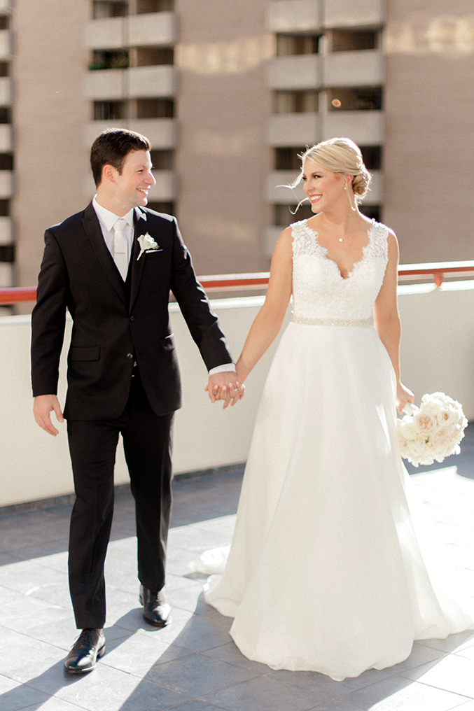 A Sooner and a Longhorn Wed at the Adolphus Hotel
