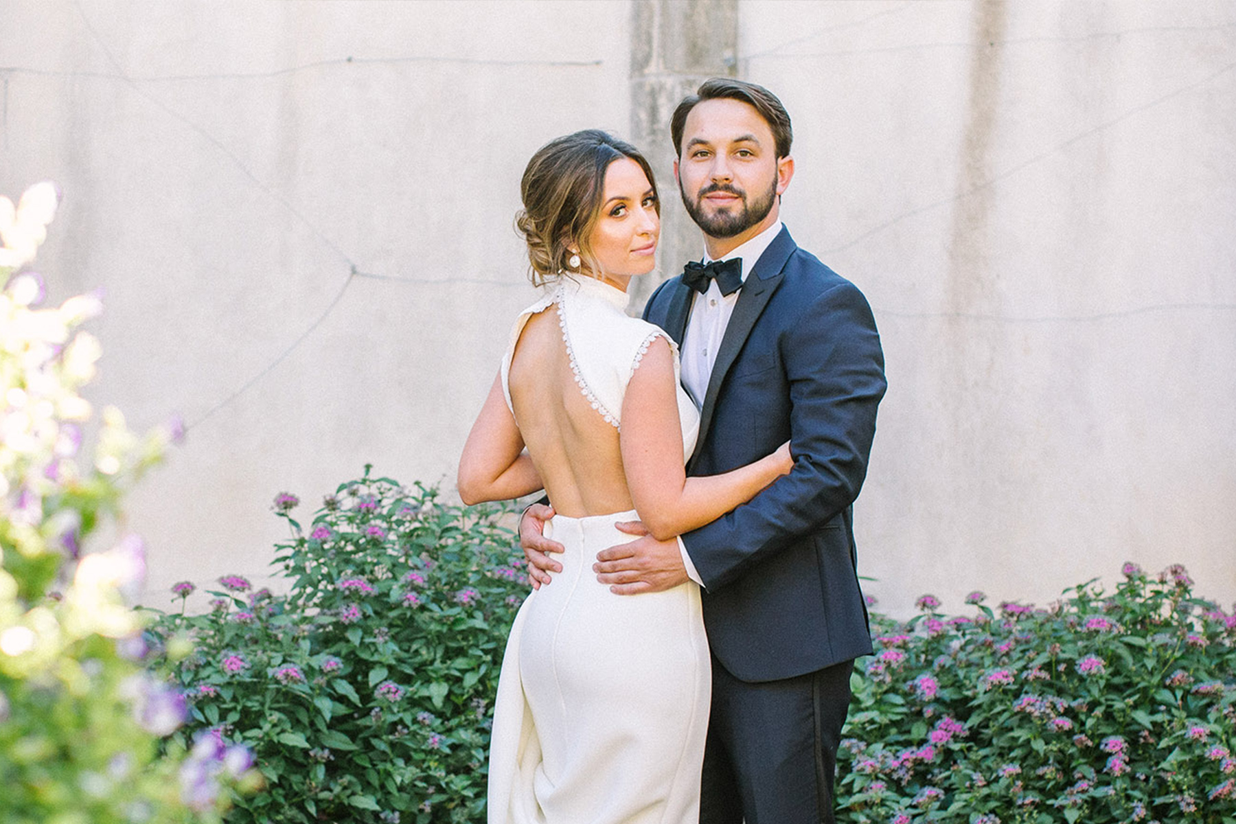 Alecia Urreta and Matthew Rich's Understated Arboretum Affair
