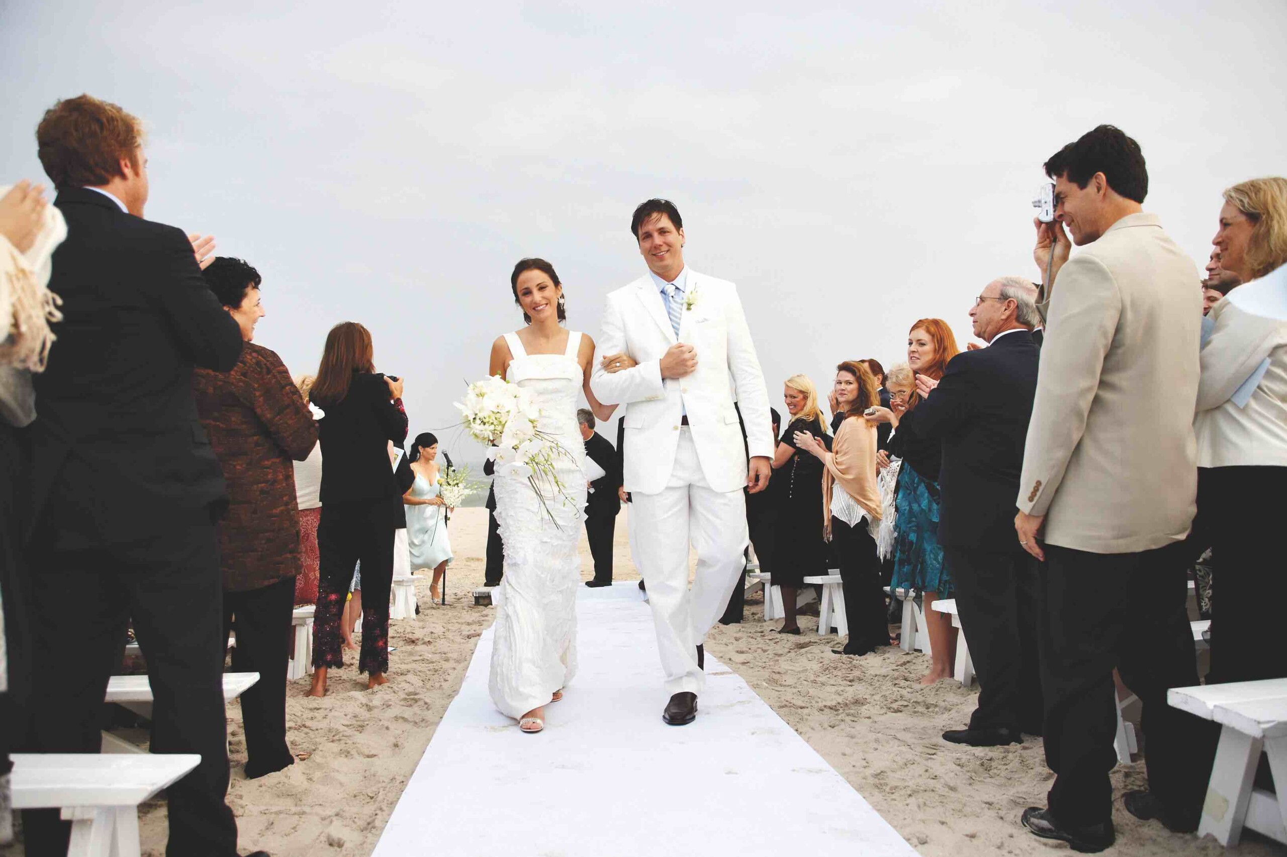 Courtney Dreslin and Jeff Sinelli's Dreamy Beach Wedding