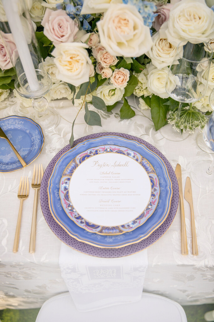 Peyton-Bivins-Trey-Sidwell-Wedding-Table-Setting-Event-Menu-Card