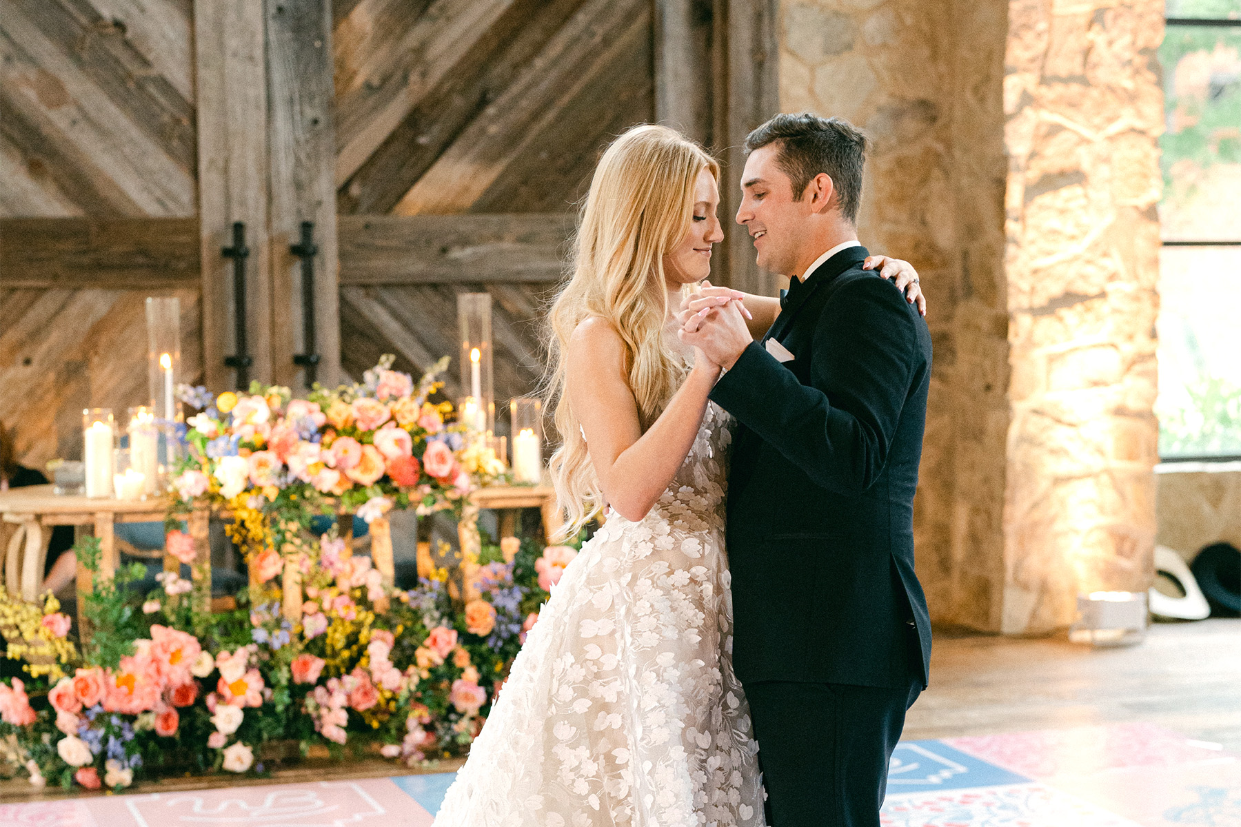 A Bride and Groom Embark on a New Life Together With a Wedding Inspired ...